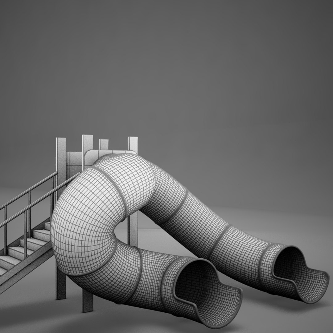 Playground Slide 3D Model - TurboSquid 1251901