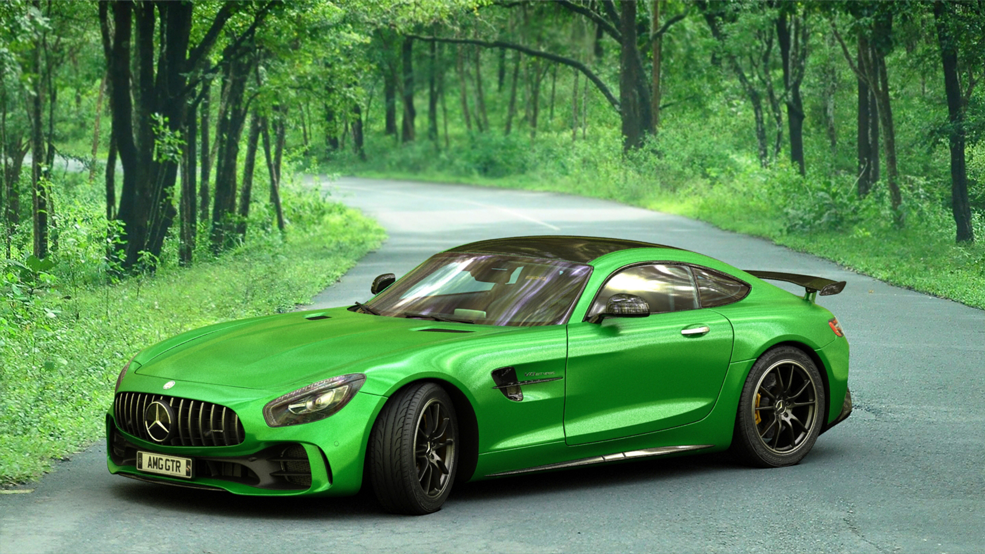 Mercedes Amg Gtr 2018 3D Model - TurboSquid 1251095