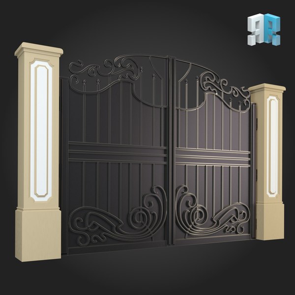gate 3d model