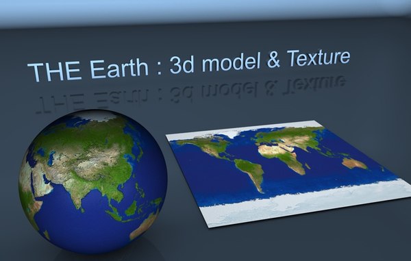topographic united states 3d model