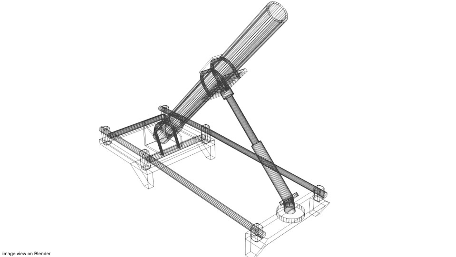 Medium Mortar 3d Model