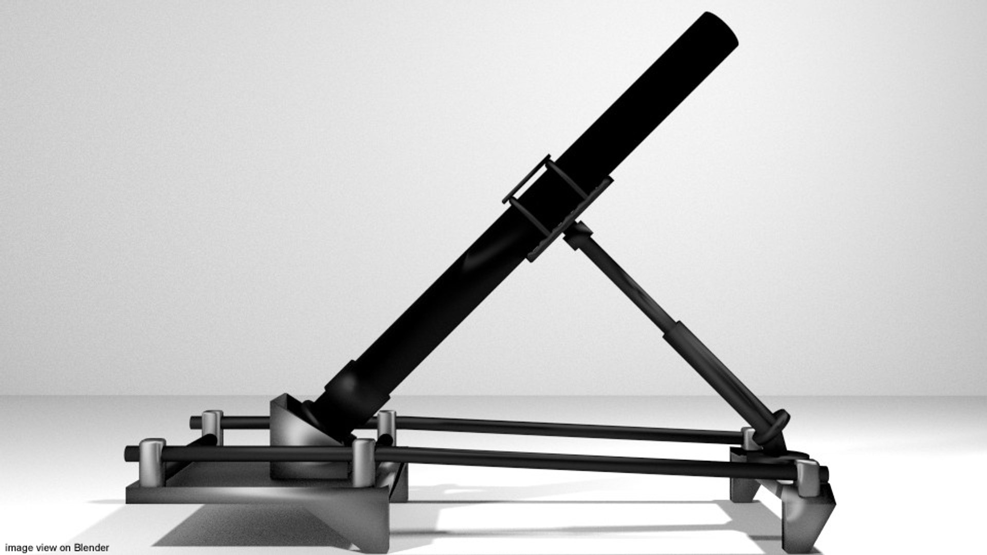 Medium Mortar 3d Model