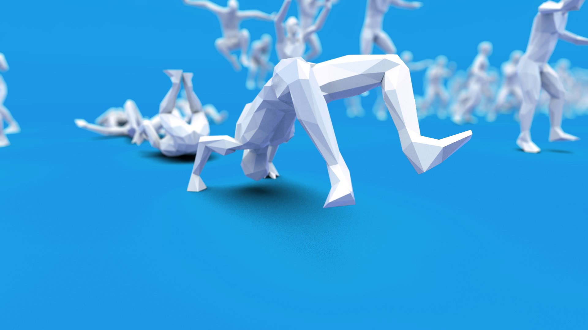 Triangulated Human Action 3D - TurboSquid 1223222