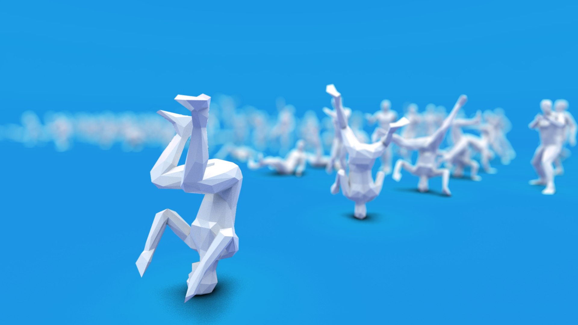 Triangulated Human Action 3D - TurboSquid 1223222