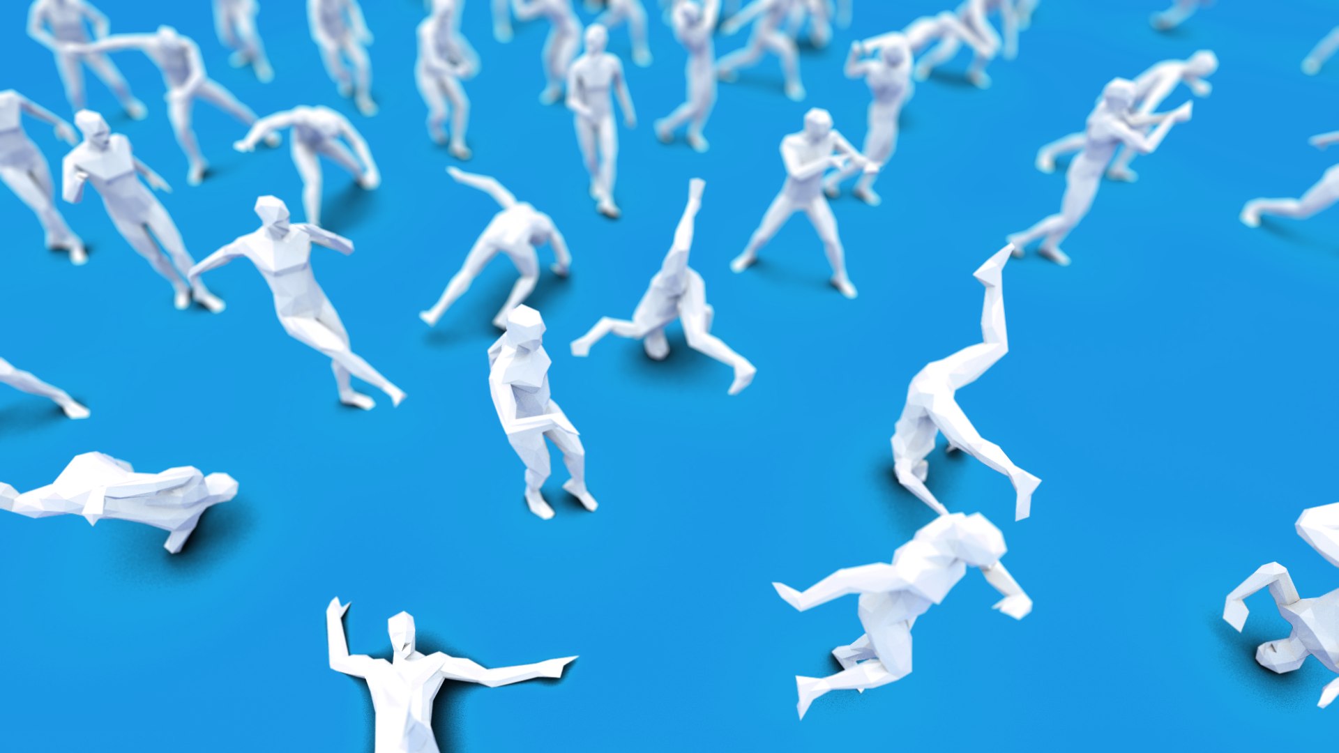 Triangulated Human Action 3D - TurboSquid 1223222