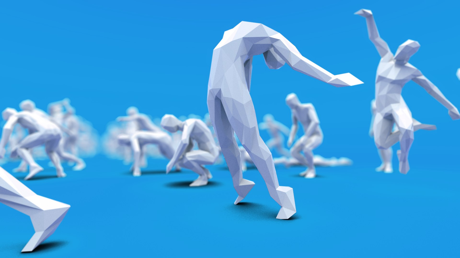 Triangulated Human Action 3D - TurboSquid 1223222