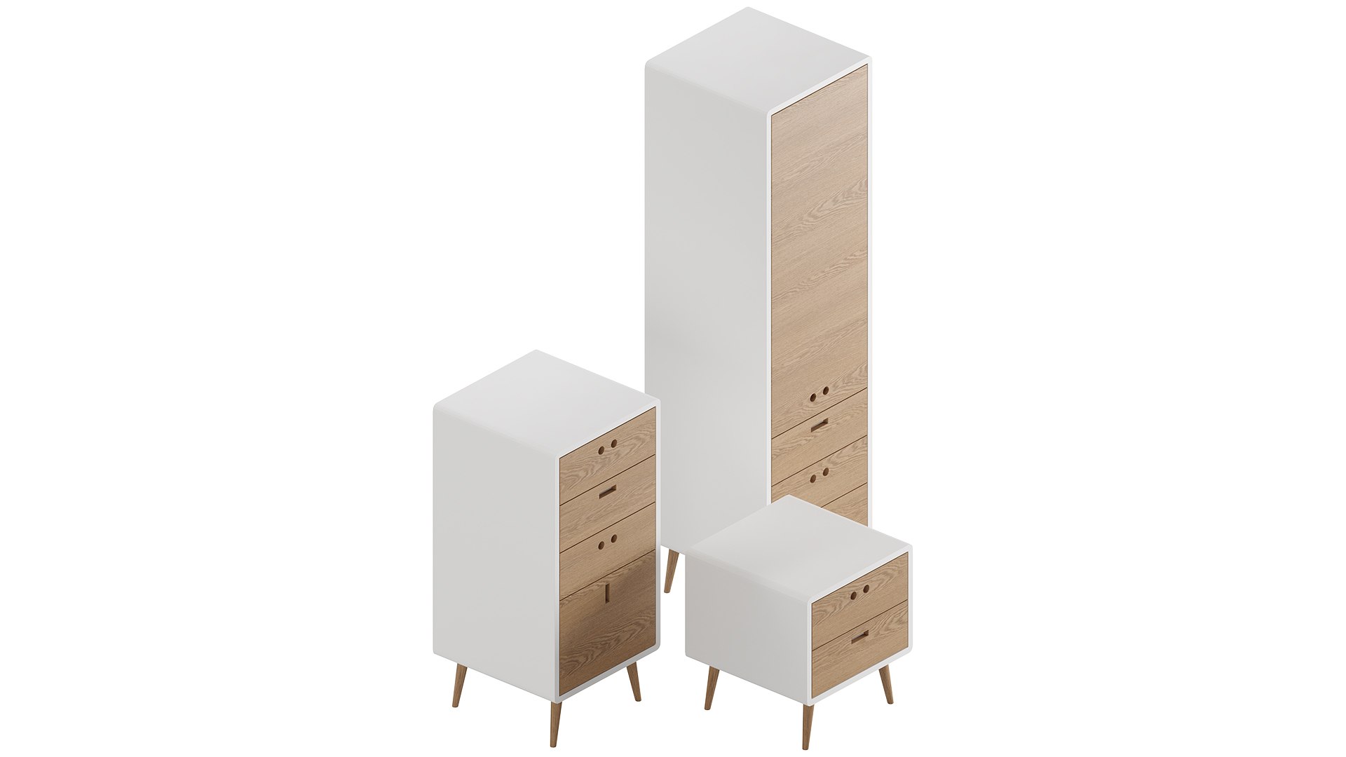 3D Nandos Mario Martins DAM Drawers Set 01 Model - TurboSquid 1836348