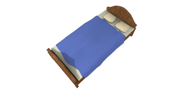 free obj model rpg bed