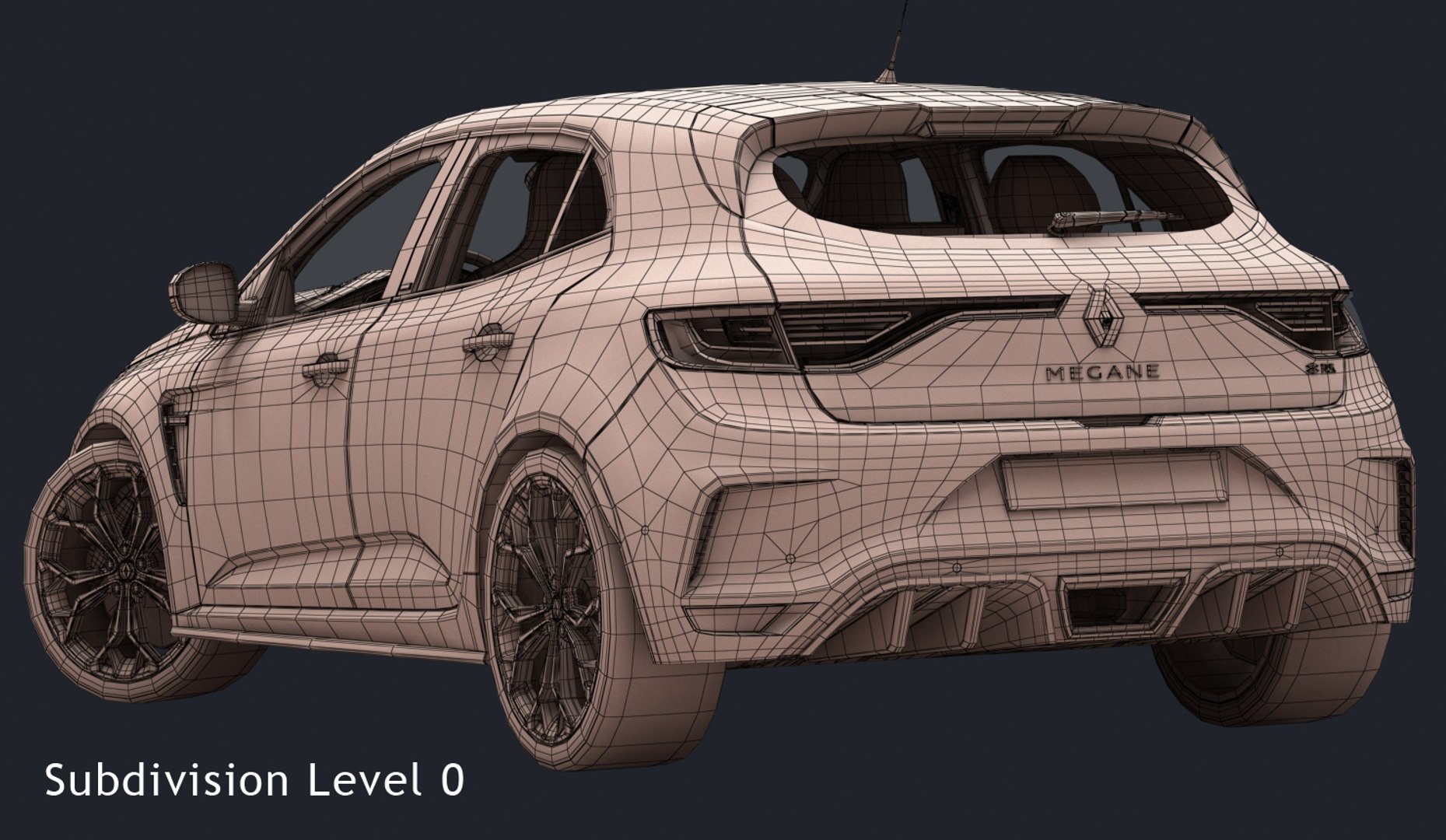 2018 Renault Megane Rs 3D Model - TurboSquid 1281836