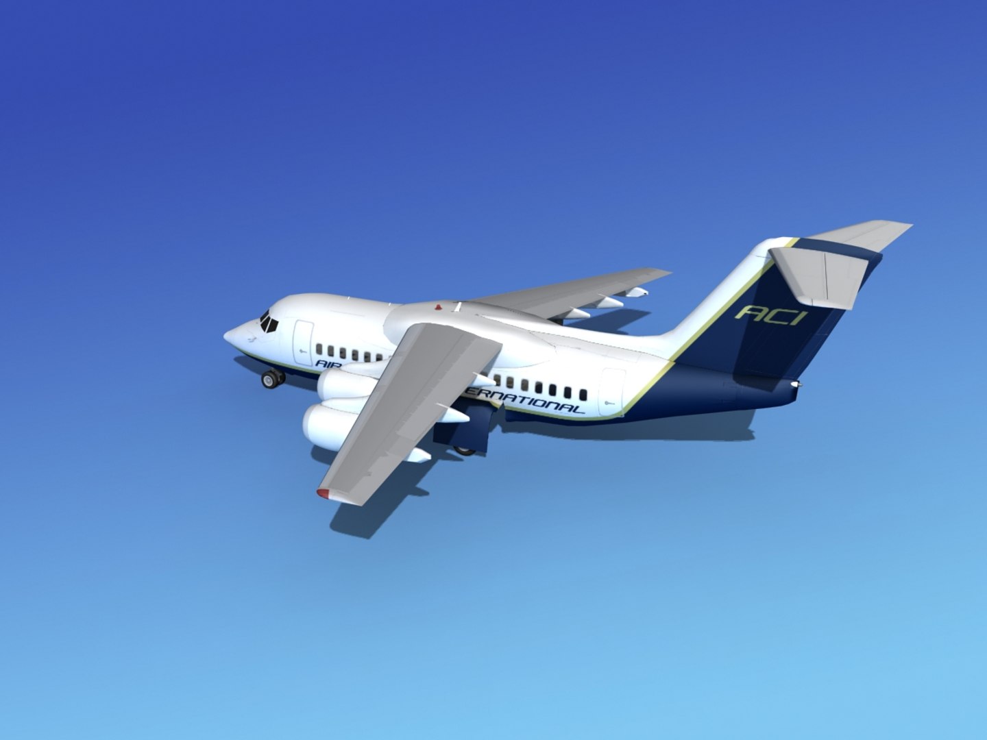 turbines bae 146 3d dxf