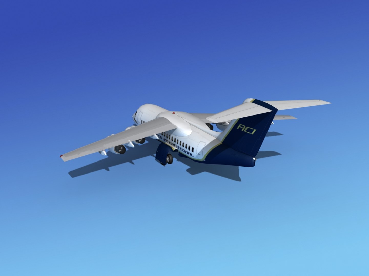 turbines bae 146 3d dxf