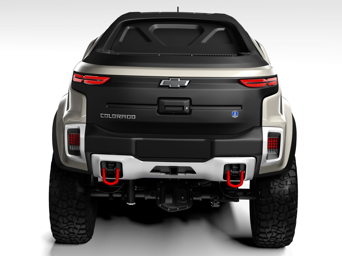 3D Chevrolet Colorado ZH2 2017 - TurboSquid 2216833