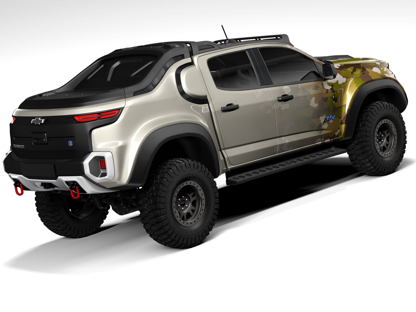 3D Chevrolet Colorado ZH2 2017 - TurboSquid 2216833
