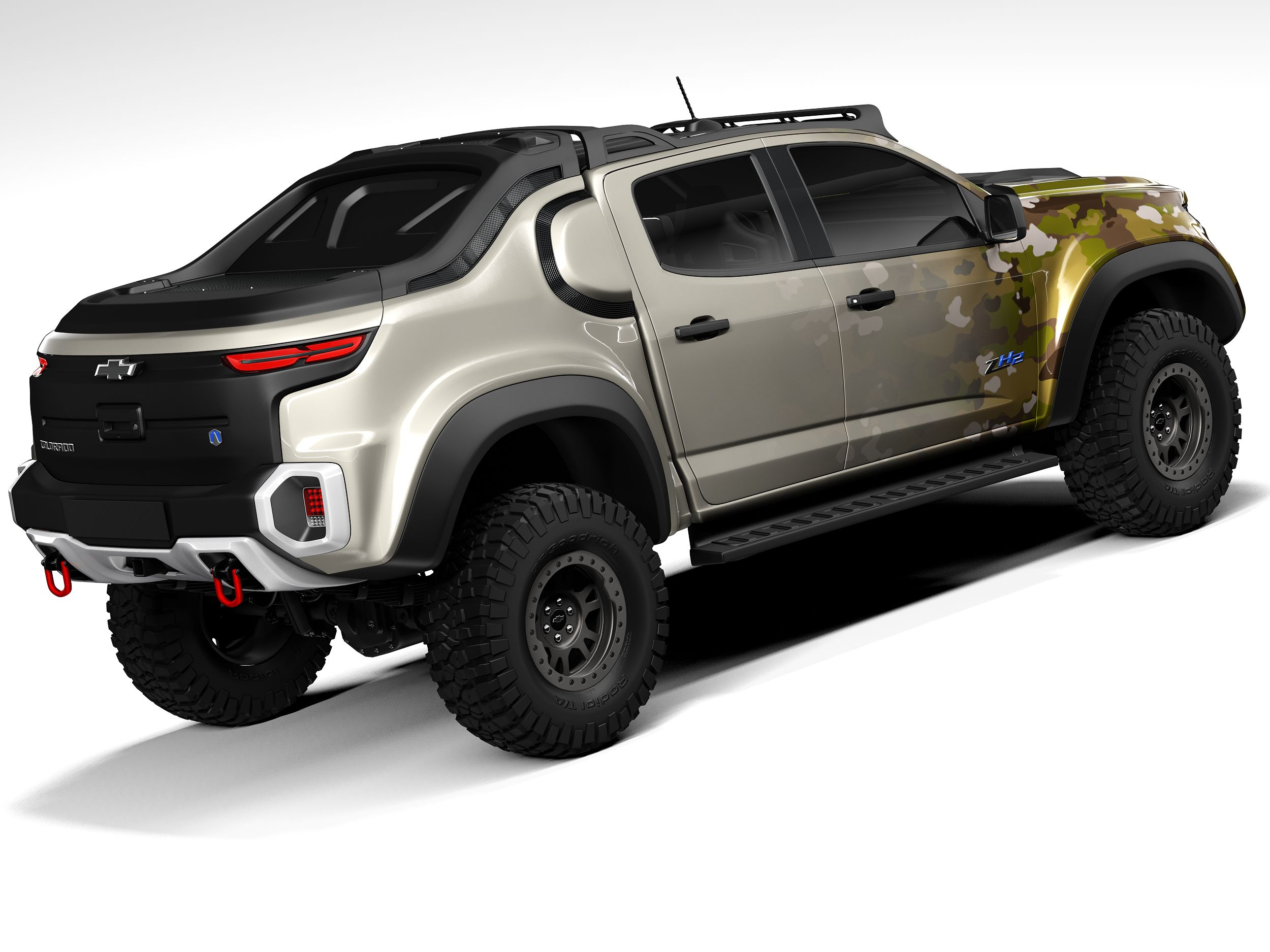 modelo 3d Chevrolet Colorado ZH2 2017 - TurboSquid 2216833
