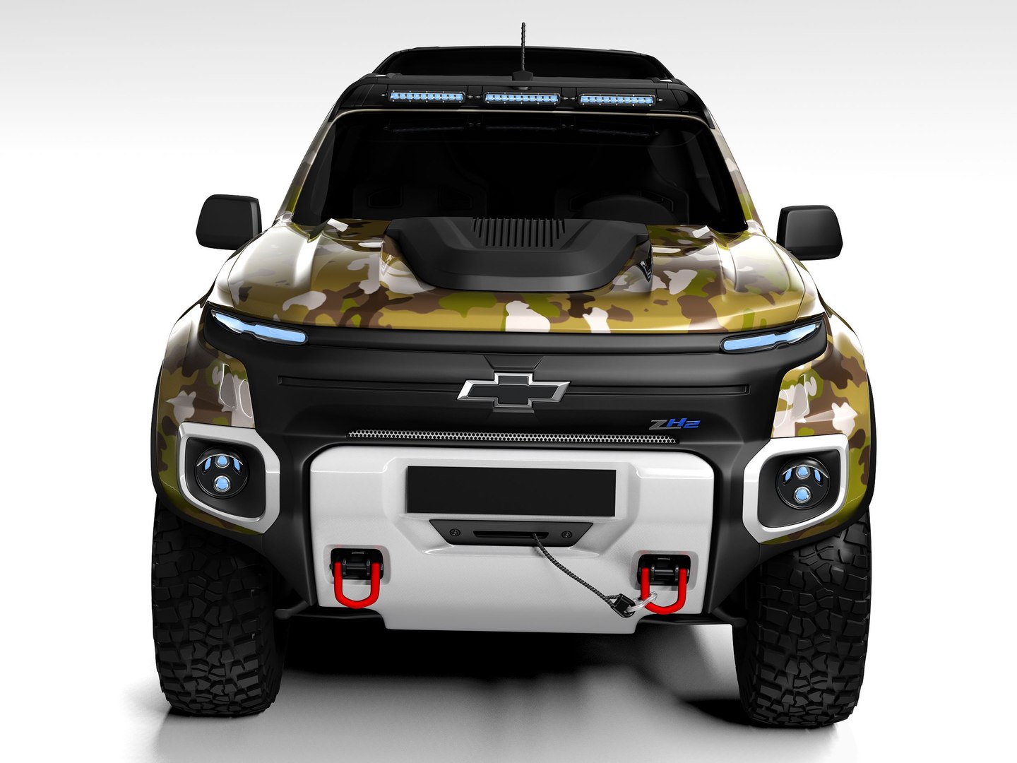 3D Chevrolet Colorado ZH2 2017 - TurboSquid 2216833