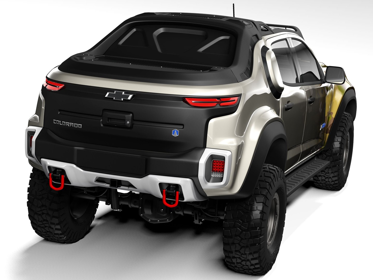 3D Chevrolet Colorado ZH2 2017 - TurboSquid 2216833