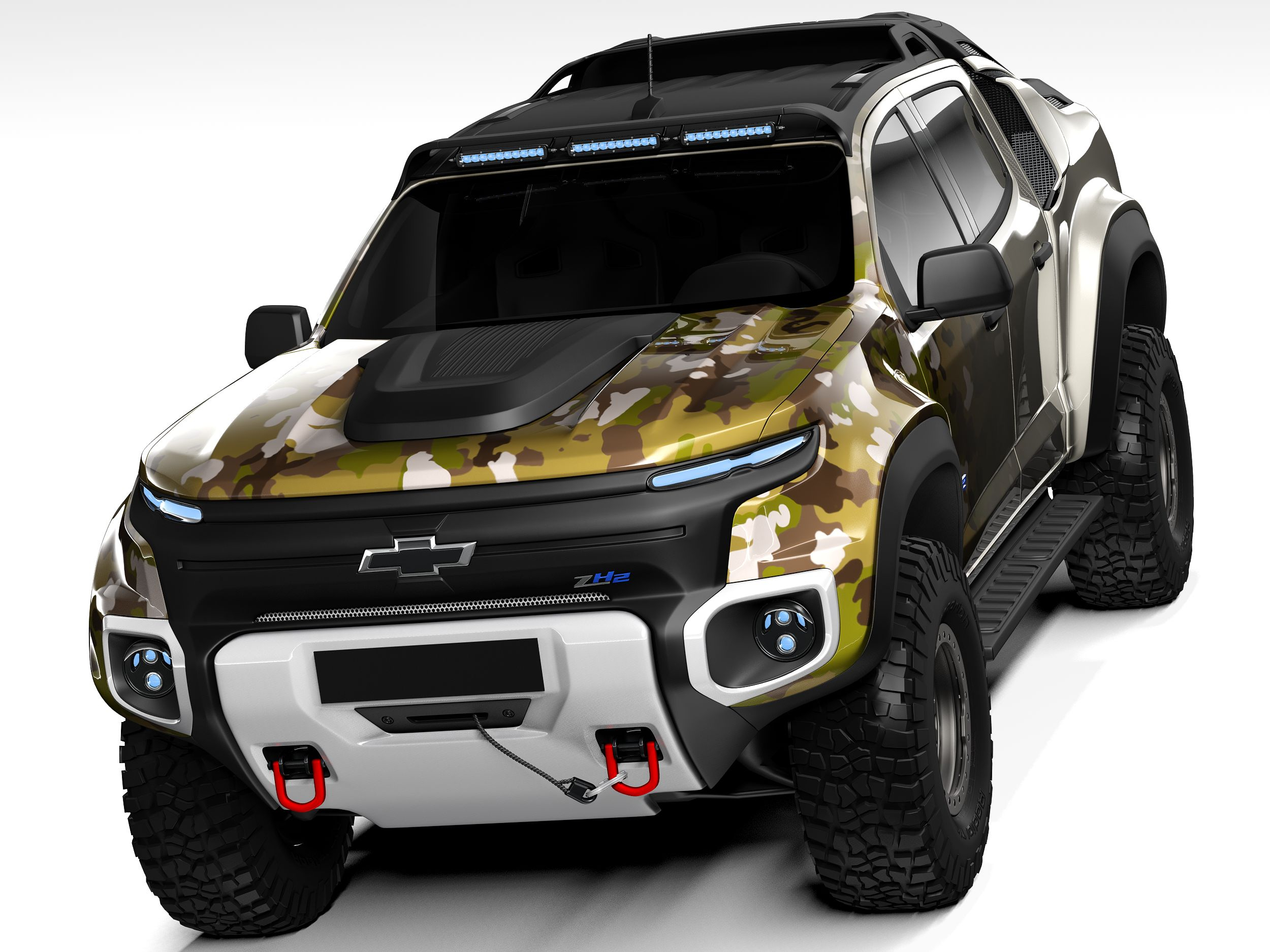 modelo 3d Chevrolet Colorado ZH2 2017 - TurboSquid 2216833
