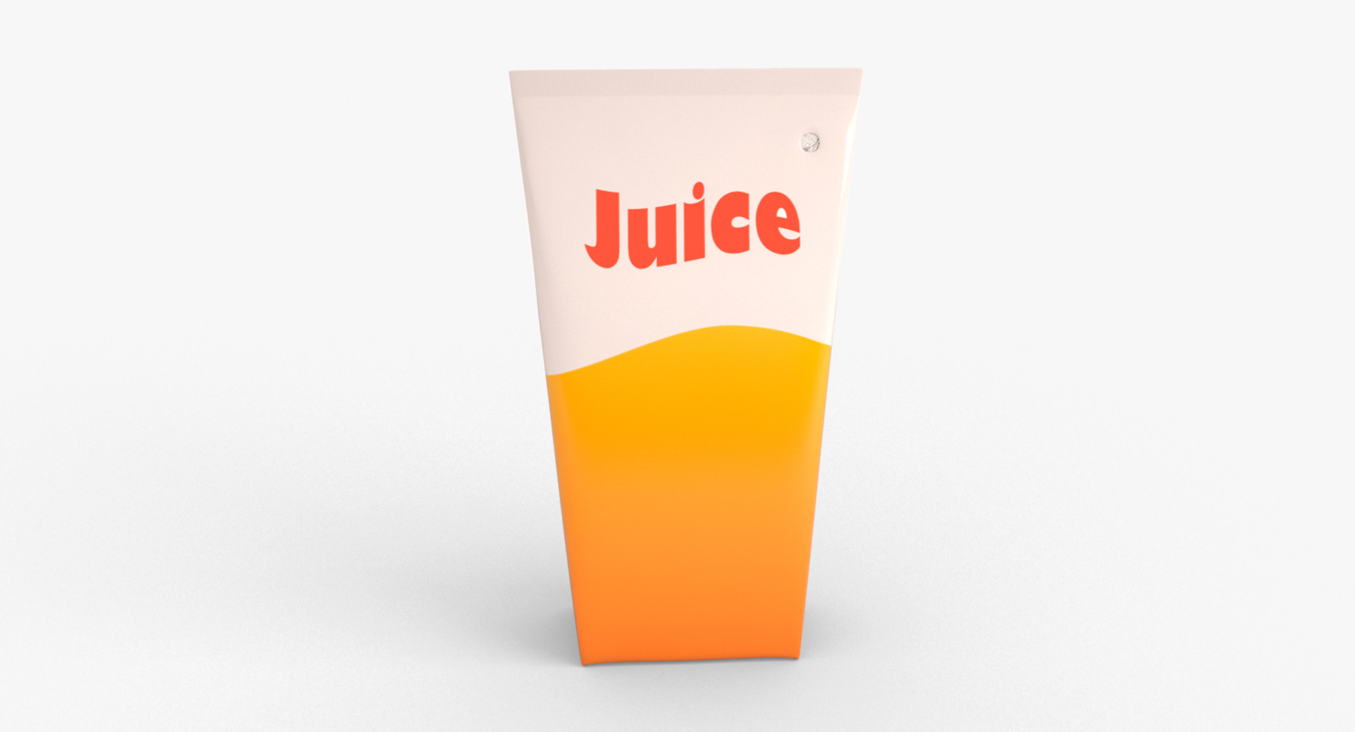 3d Model Of Juice Carton