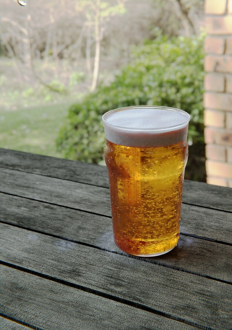 3D Model Beer Glass Animated - TurboSquid 1844321