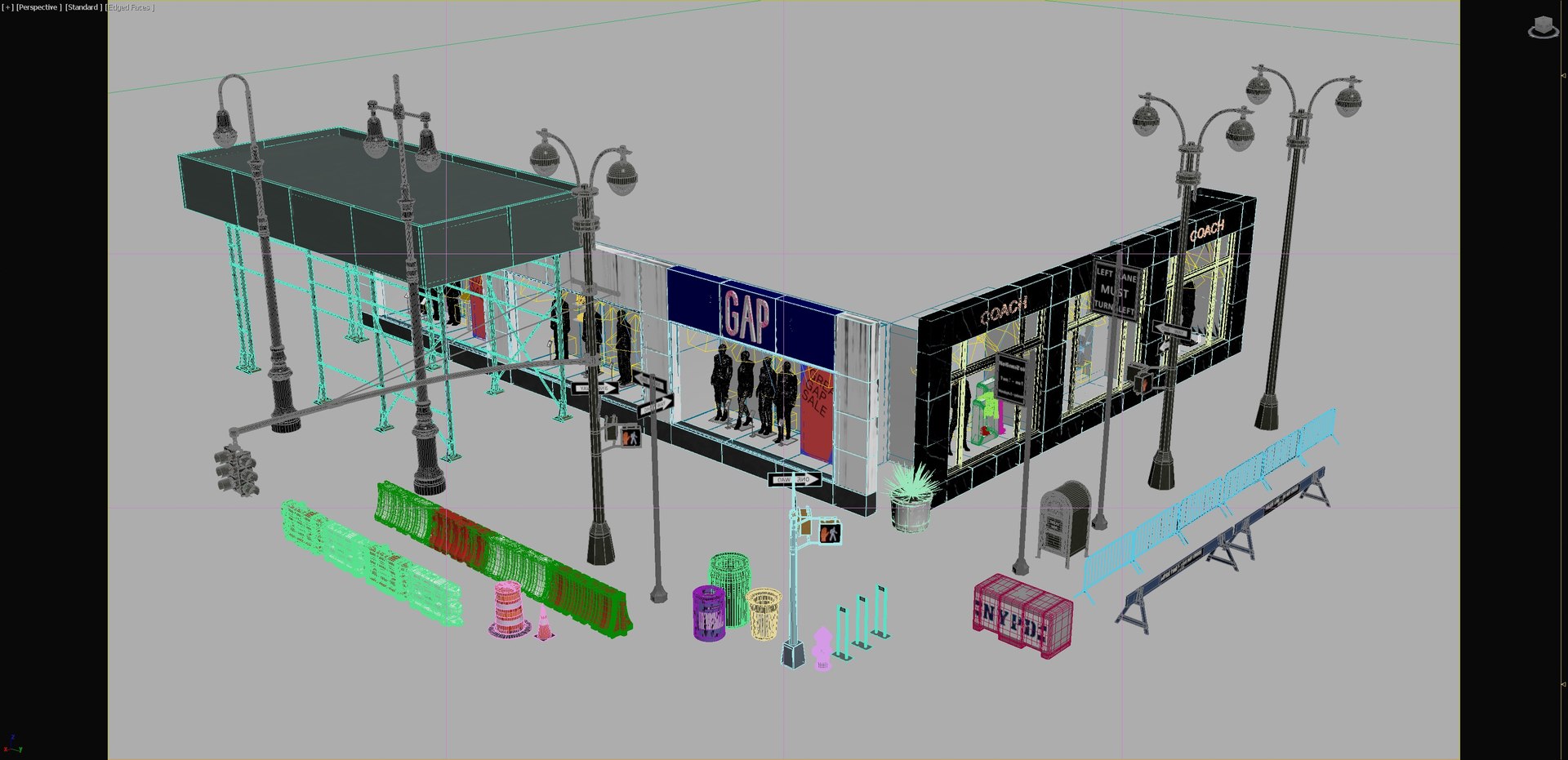 28 Unique New York City props 3D model - TurboSquid 1768214