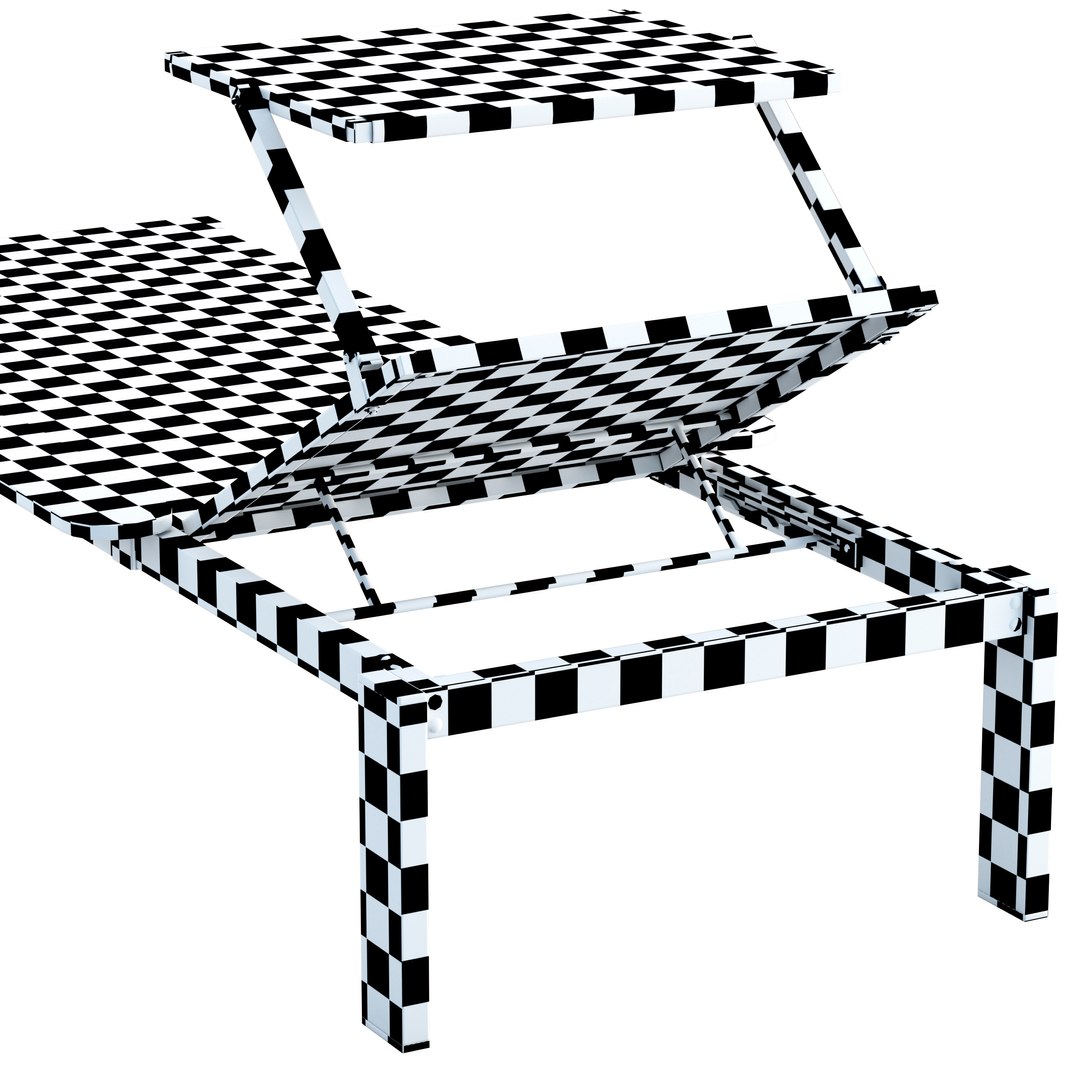 EMU Shine Sunbed 3D Model - TurboSquid 2335199