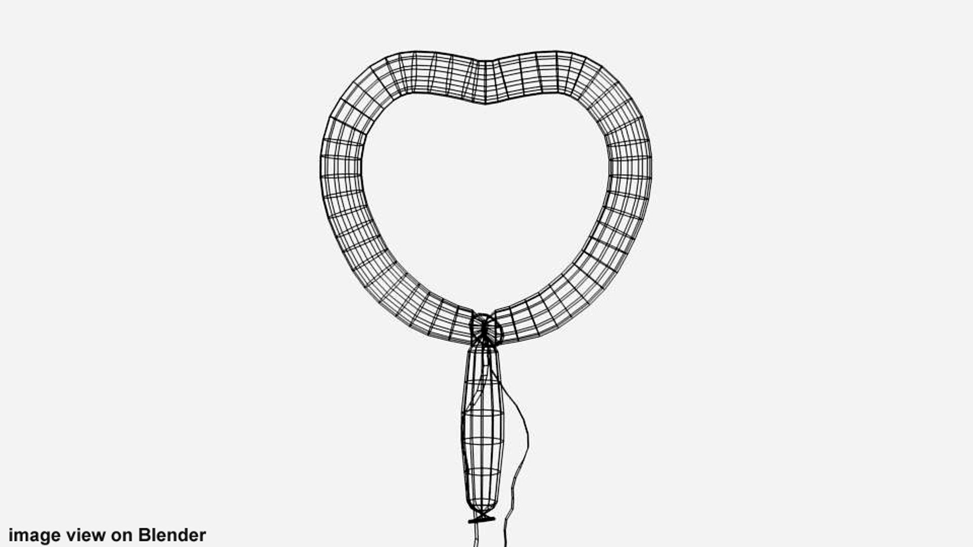 3d Balloon Love Cycle