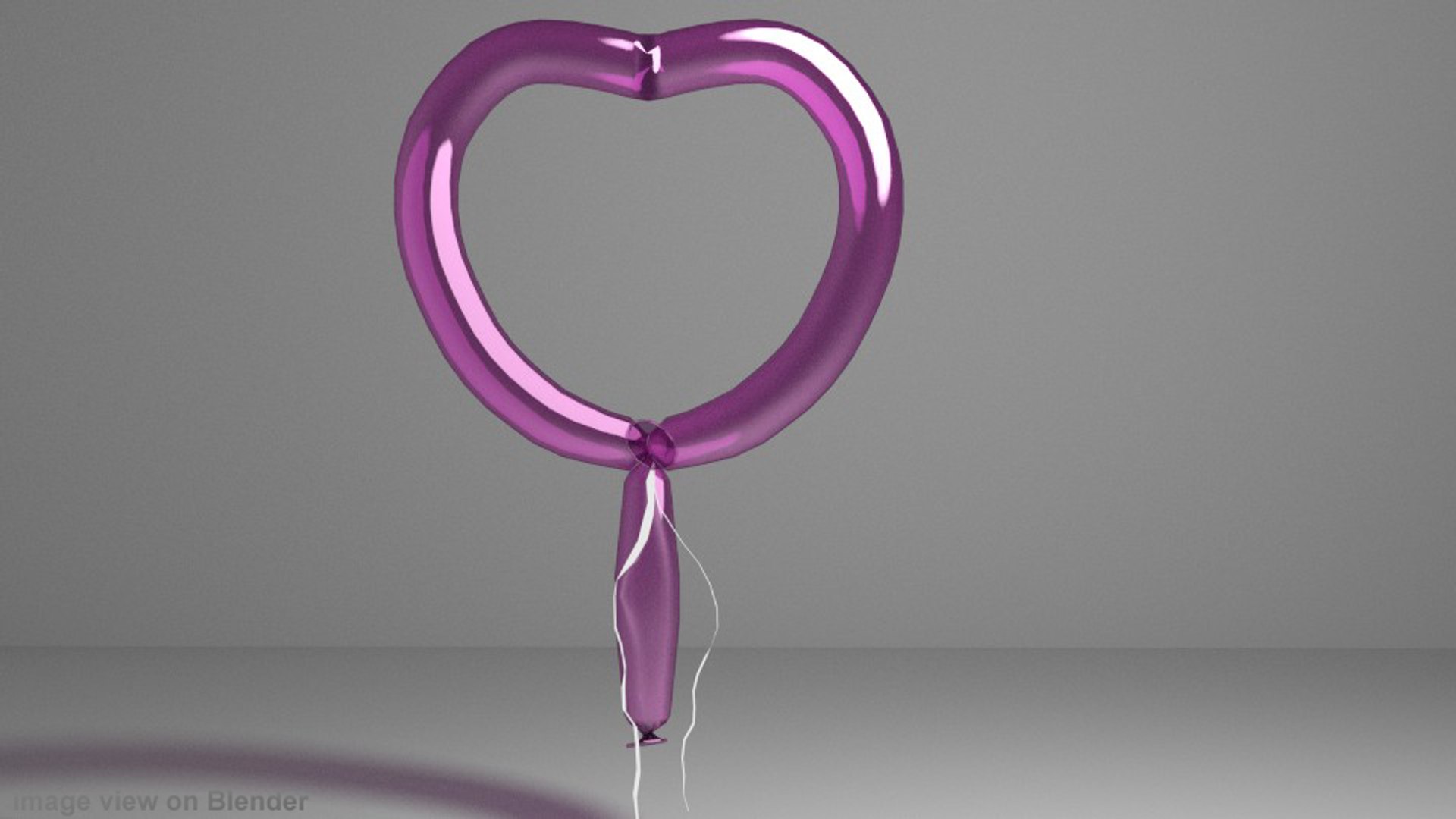 3d Balloon Love Cycle