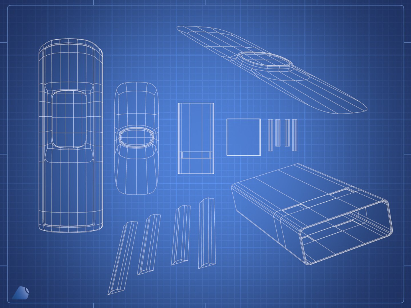 Flash Drive 8gb 3d Model