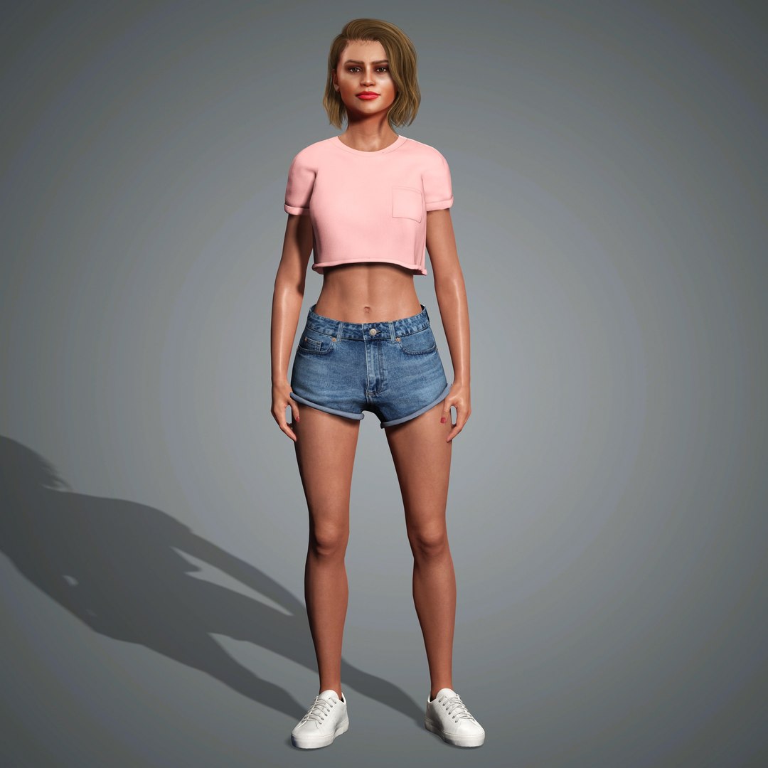 Zendaya Character 3D Model - TurboSquid 2305887