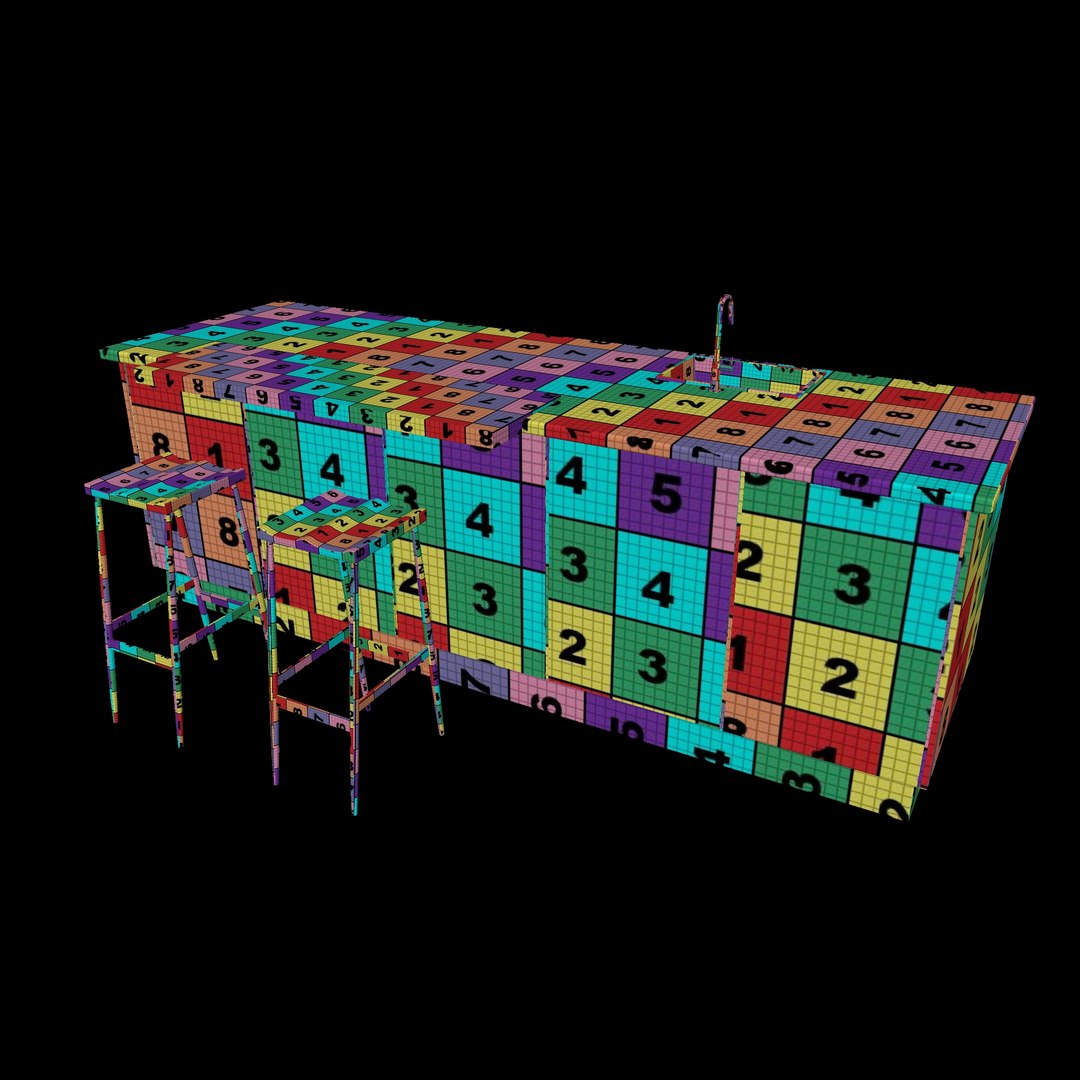 Kitchen Table Model - TurboSquid 2329877
