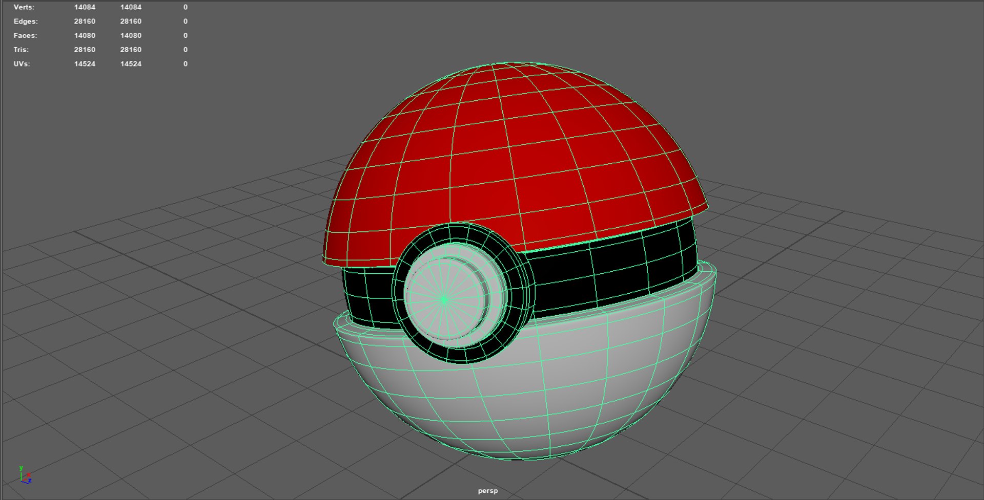 3D Model Pokeball - TurboSquid 1508093
