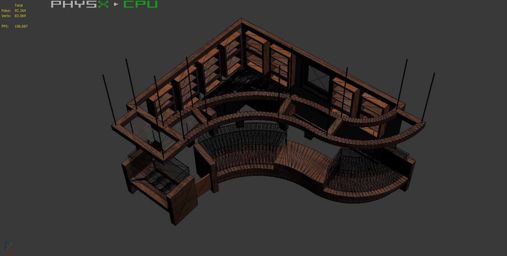 Bar Set 3d Max
