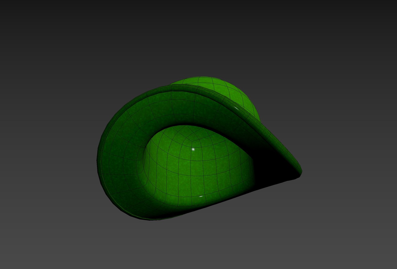 3D Green Bowler Hat - TurboSquid 2267377