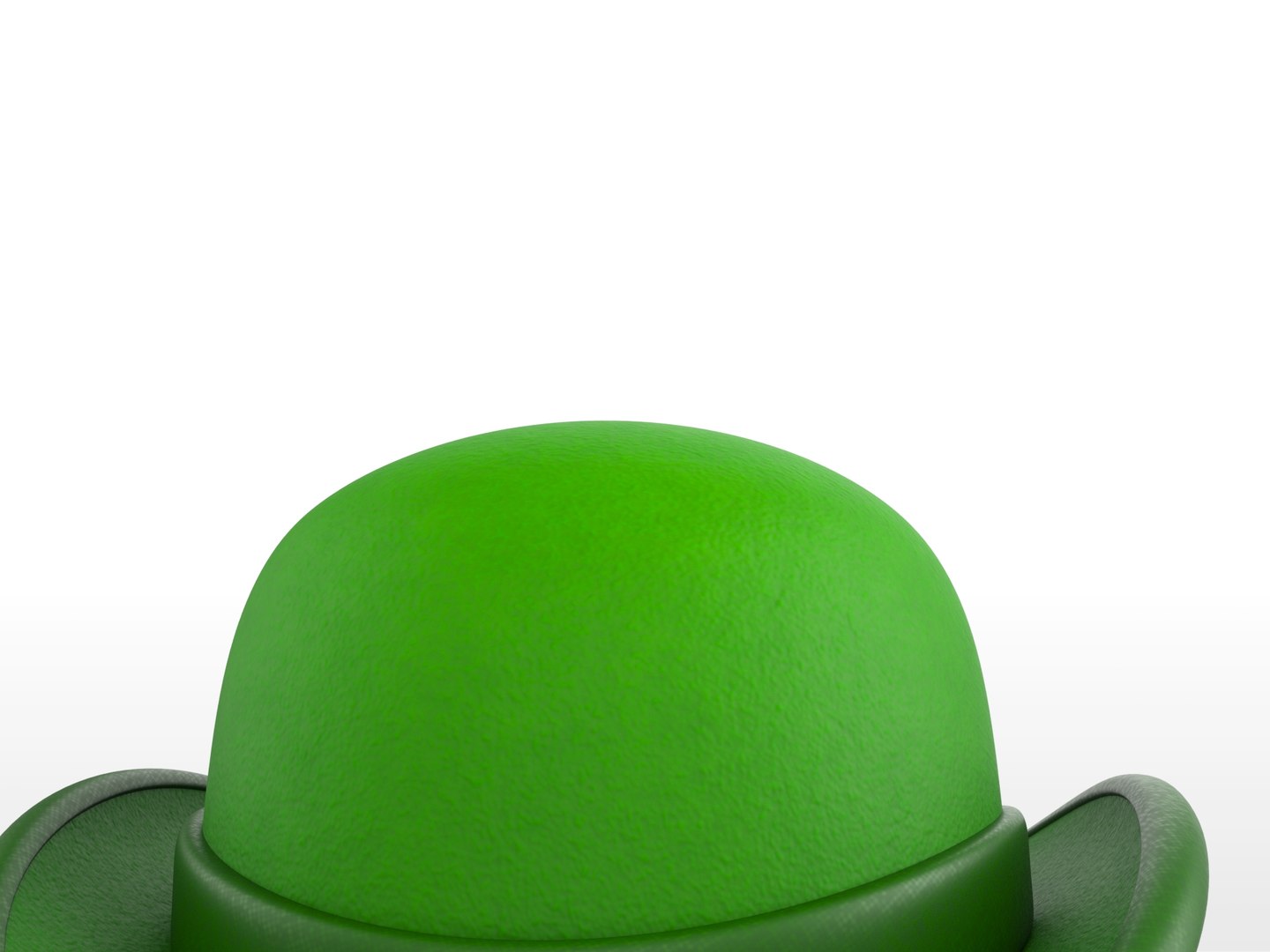 3D Green Bowler Hat - TurboSquid 2267377