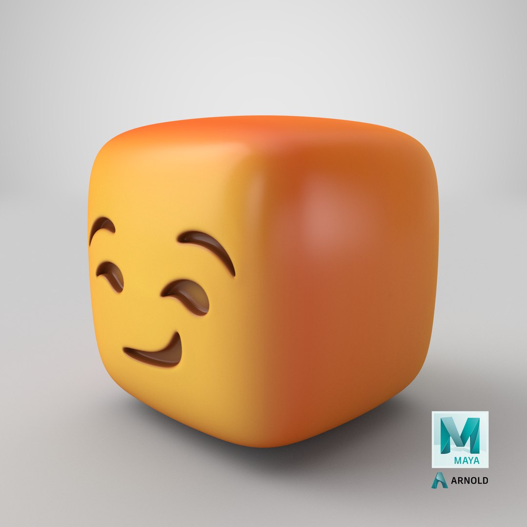 Smiley Face Emoji 26 Model - TurboSquid 2070263
