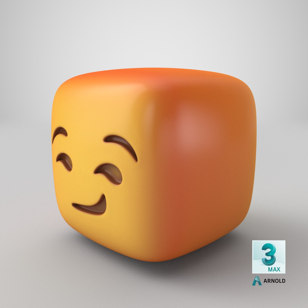 Smiley Face Emoji 26 Model - TurboSquid 2070263