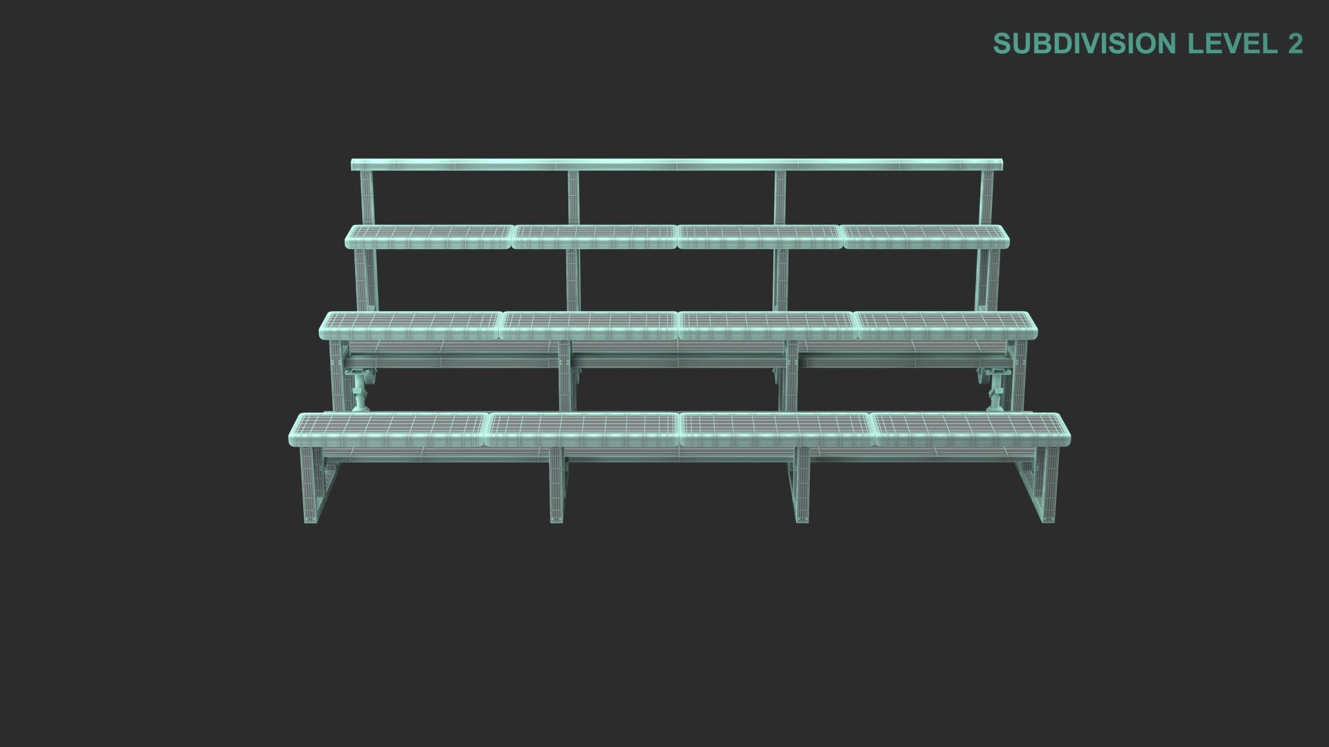 3D Bleacher - TurboSquid 2031685