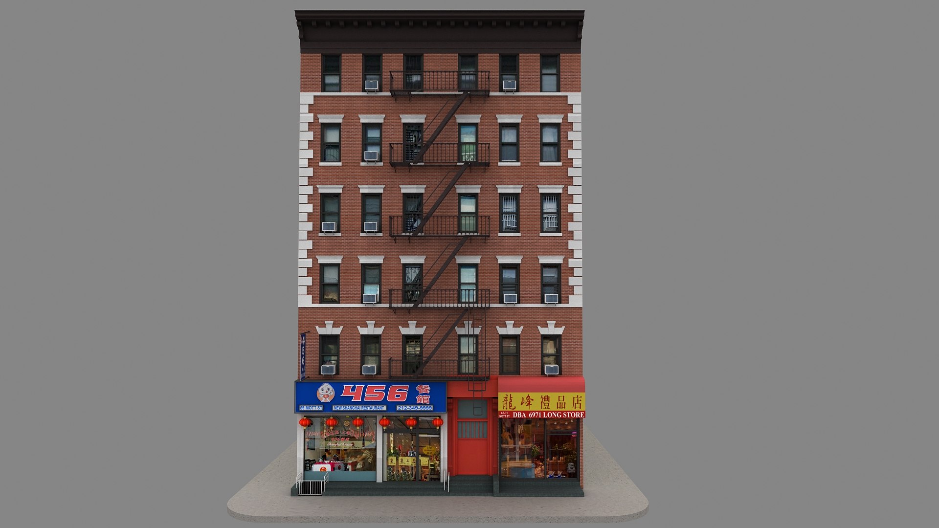 NYC New York City Building 3d model 05 3D model - TurboSquid 1900970