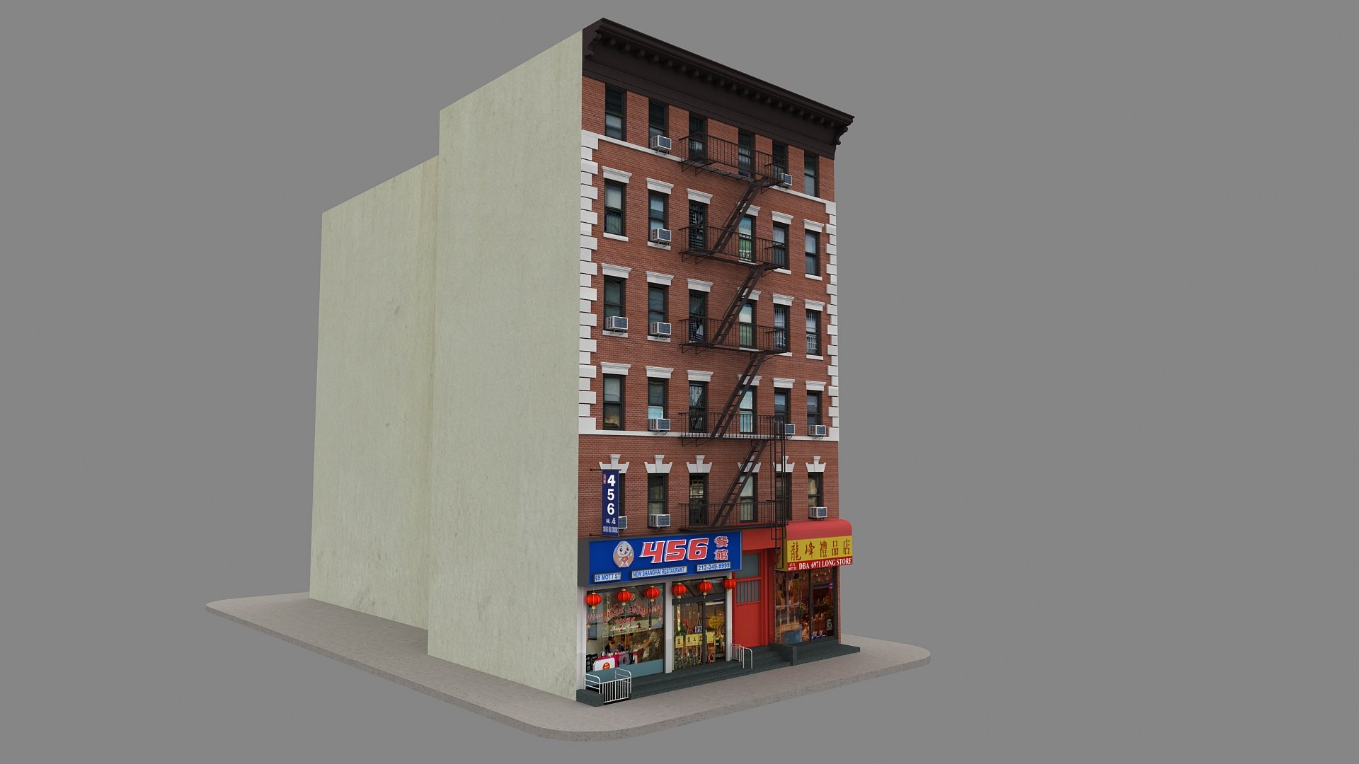 NYC New York City Building 3d Model 05 3D Model - TurboSquid 1900970
