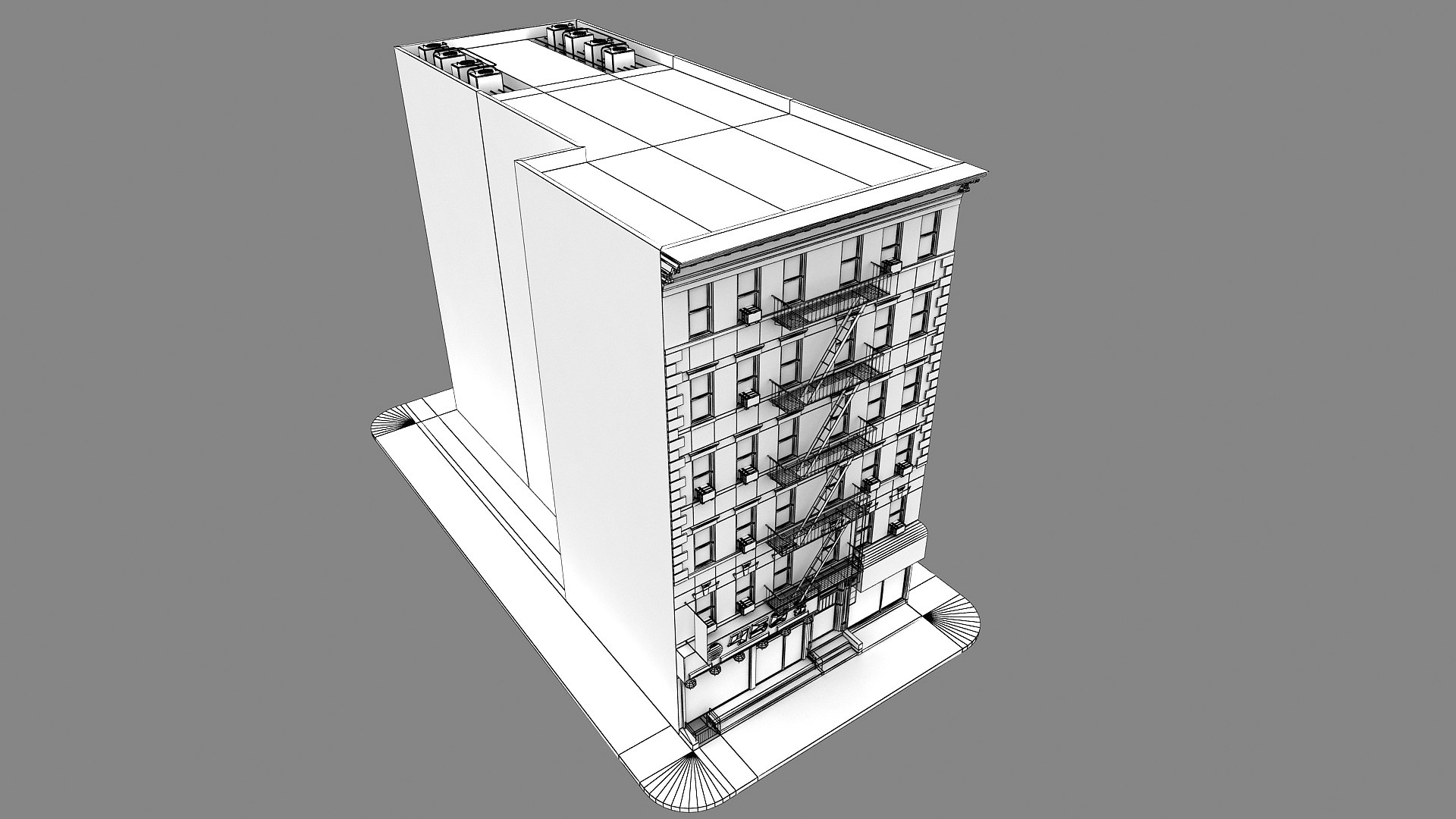 NYC New York City Building 3d model 05 3D model - TurboSquid 1900970