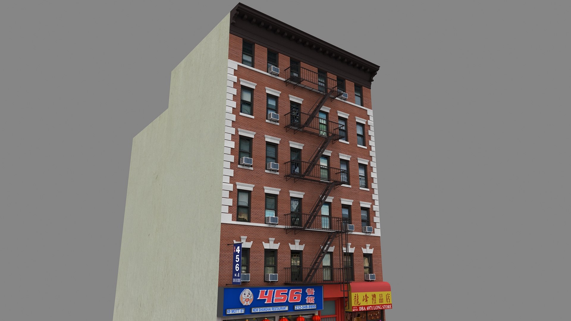 NYC New York City Building 3d model 05 3D model - TurboSquid 1900970