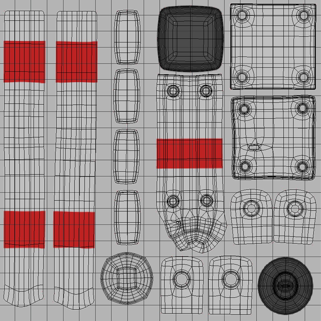 3D 4k Parking Stop Model - TurboSquid 1211790