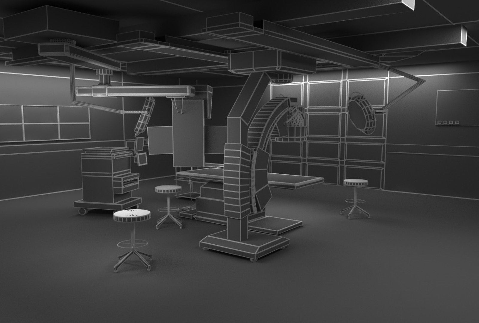 Surgery Room 3d Model