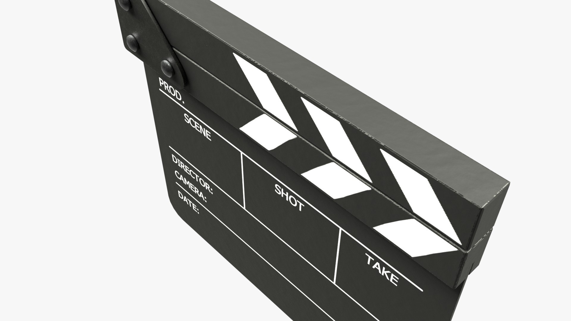 Clapperboard Clapper Board Model - TurboSquid 1218607