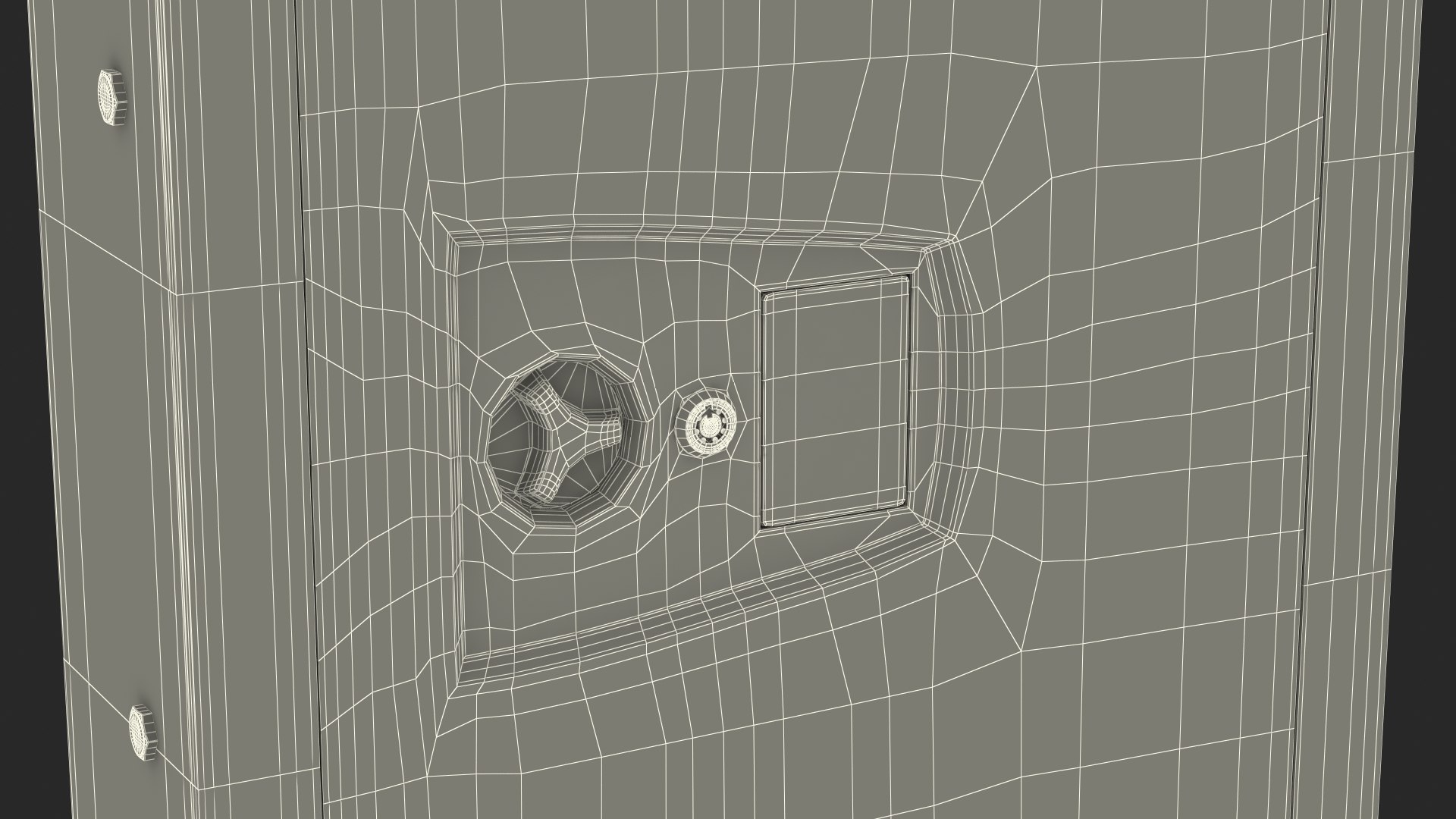 Long Gun Wall Safe with Electronic Lock 3D model - TurboSquid 1886766