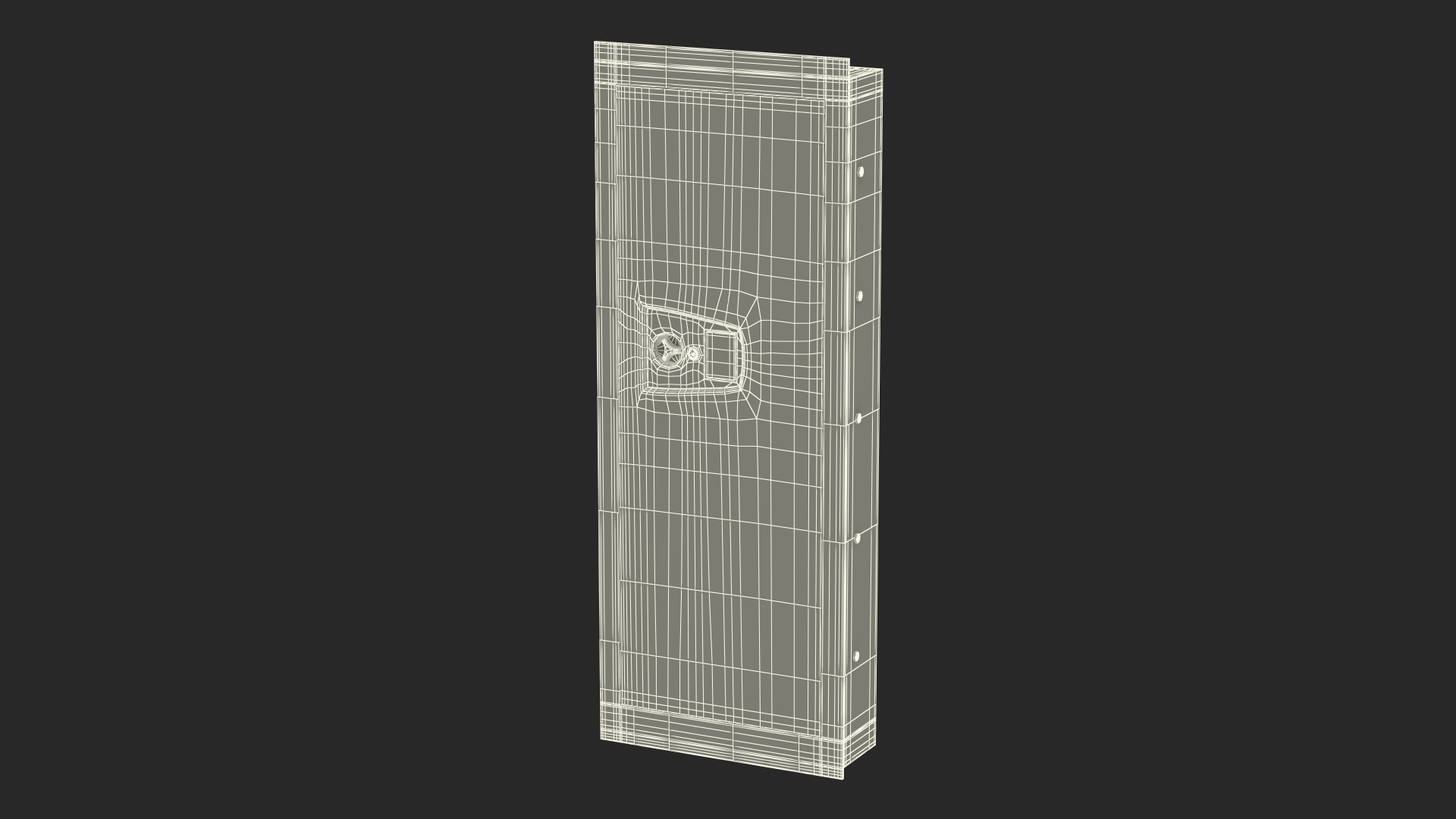 Long Gun Wall Safe with Electronic Lock 3D model - TurboSquid 1886766