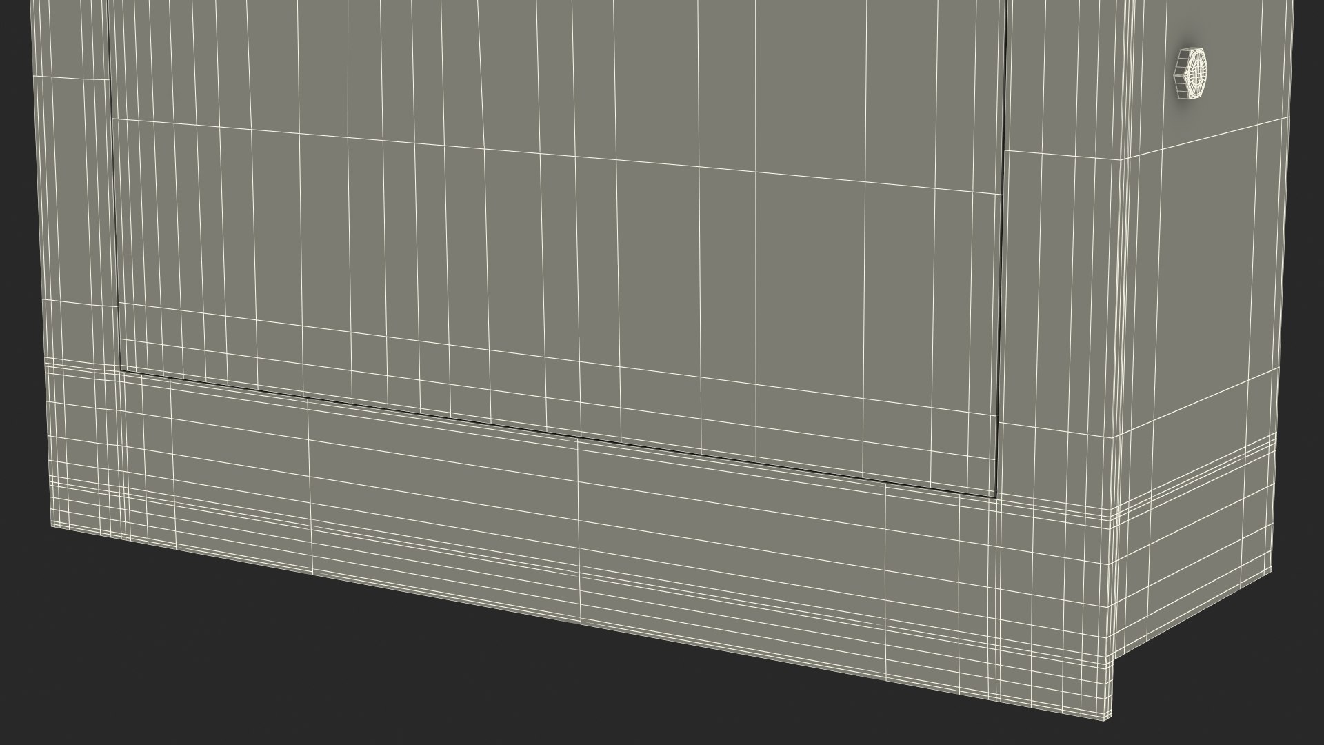 Long Gun Wall Safe with Electronic Lock 3D model - TurboSquid 1886766