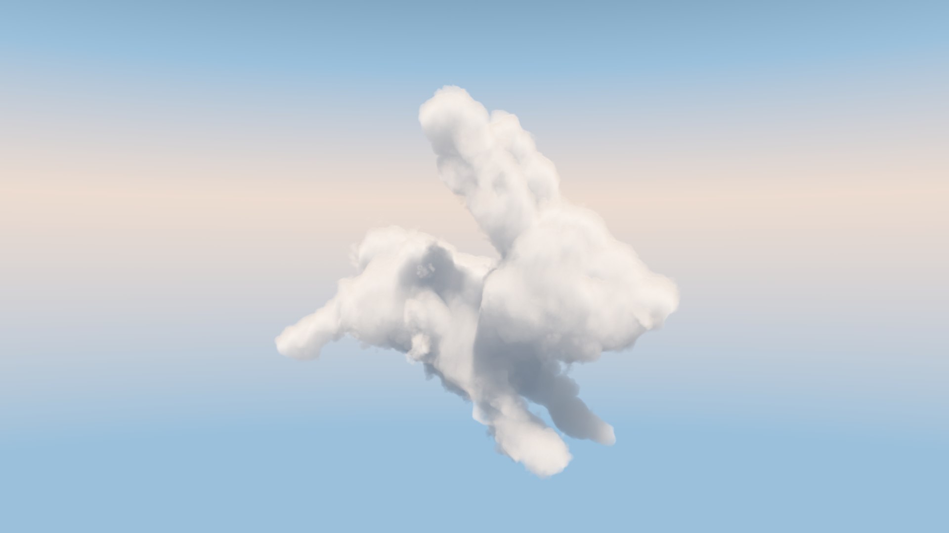 3D Cloud Bunny - TurboSquid 1792961
