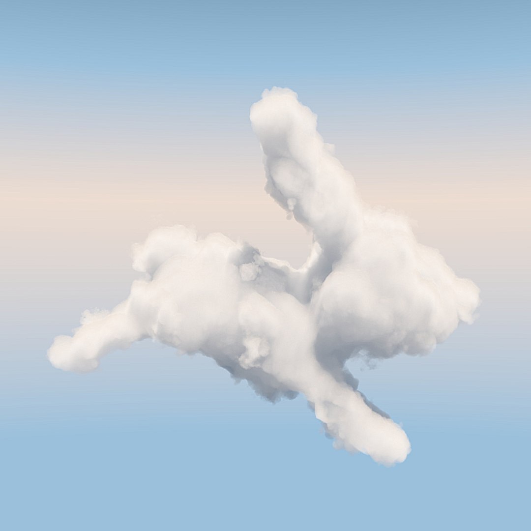 3D Cloud Bunny - TurboSquid 1792961
