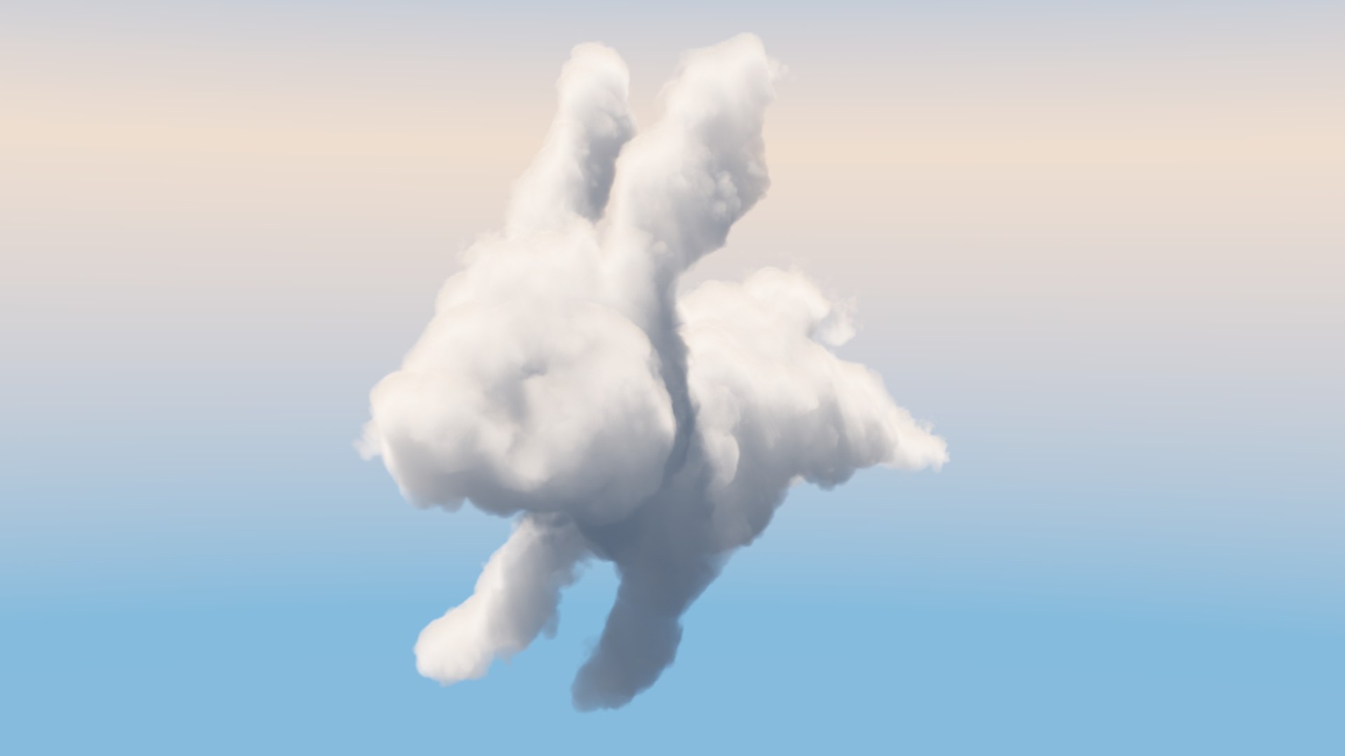 3D Cloud Bunny - TurboSquid 1792961